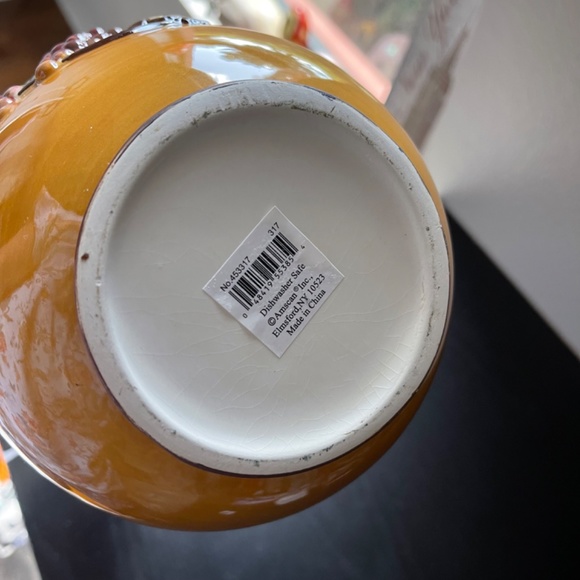 Amscan | Dining | Vintage Ceramic Pitcher Jug With Lid Grape Pattern ...